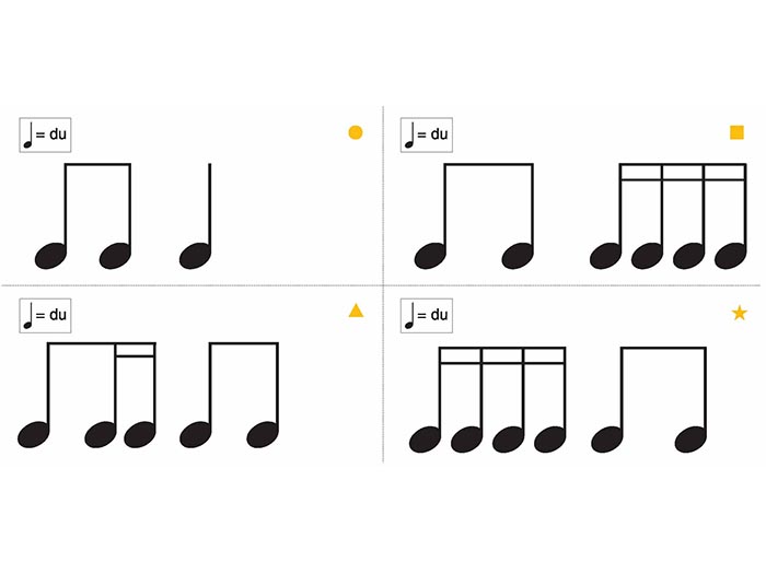 Musikgarten: Sixteenth Notes (Duple) Notation Game